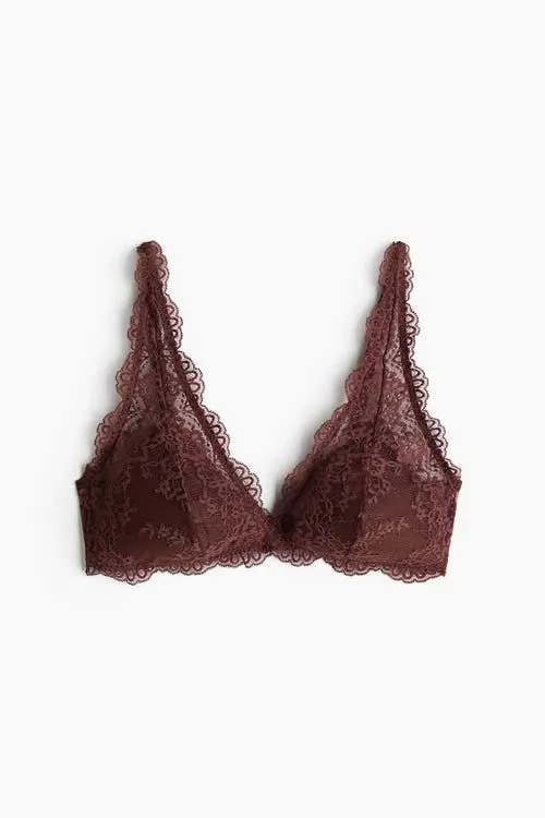 H&m Padded Soft-cup Lace Bra