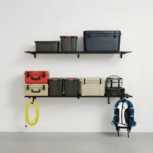 STOREYOUR 1' X 6' Bristol Garage Wall Mount Shelves | 2 Pack |