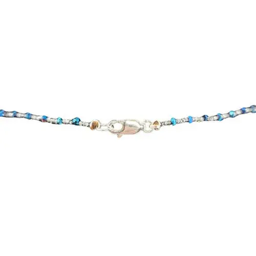 MADISON BEVERLY HILLS Vintage Blue Mary Necklace