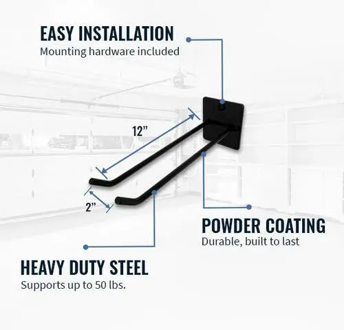 STOREYOUR Ivor Ladder Storage Wall Hook | Holds 50 Lbs