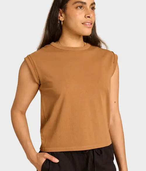 KNOWN SUPPLY Sola Organic Cotton Top - Willow