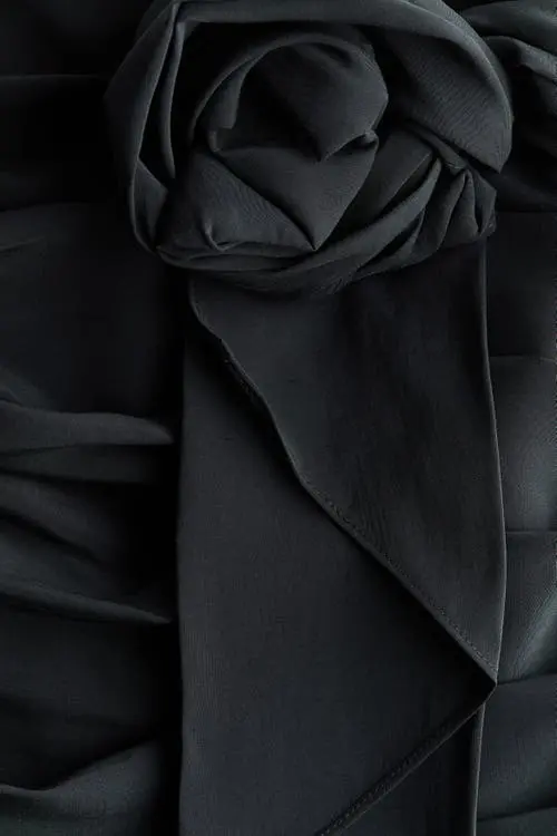 H&m Appliquéd Mini Skirt
