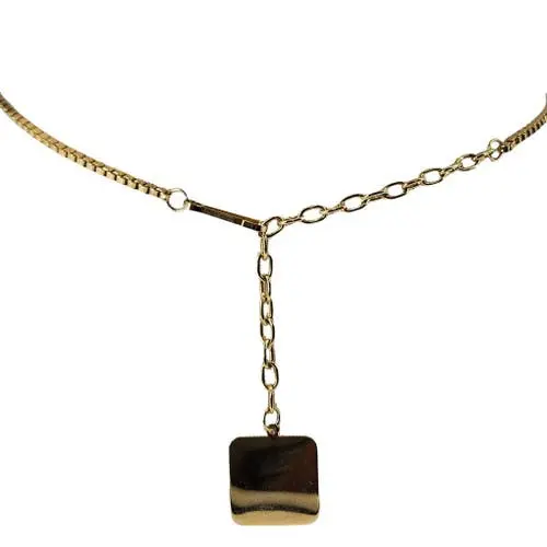 MADISON BEVERLY HILLS Vintage 1970s Square Dangle Chain Belt