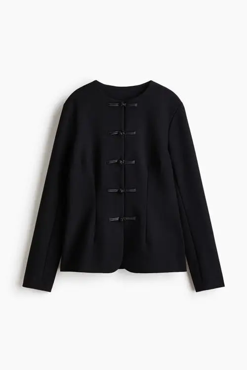 H&m Knot-button Jacket