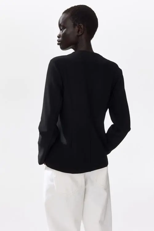 H&m Knot-button Jacket