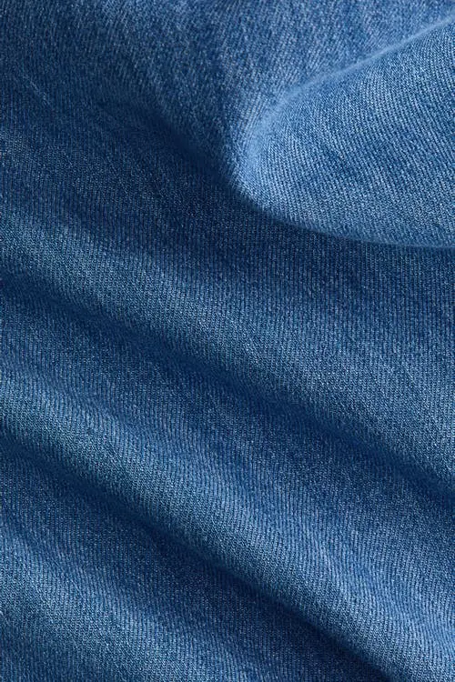 H&M Denim Balloon Trousers - Denim Blue
