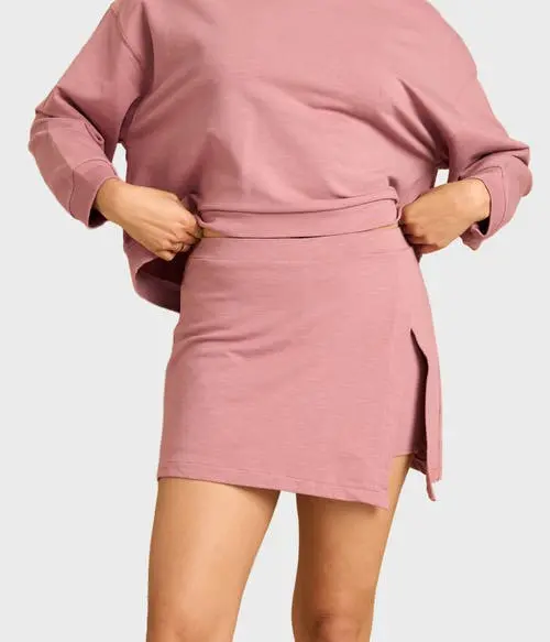 KNOWN SUPPLY Westbrook Skort Fair Trade Certified - Blossom