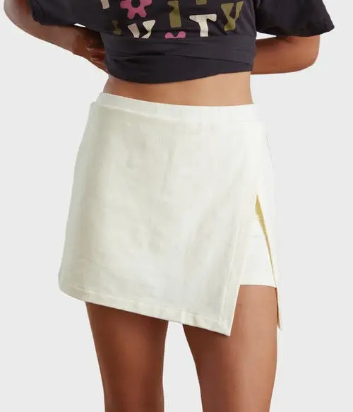 KNOWN SUPPLY Westbrook Skort Fair Trade Certified - Pearl