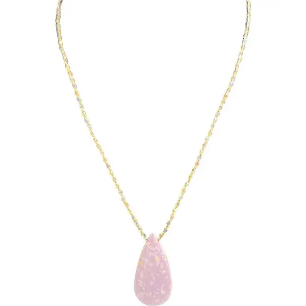 MADISON BEVERLY HILLS Phosphorite Teardrop Necklace