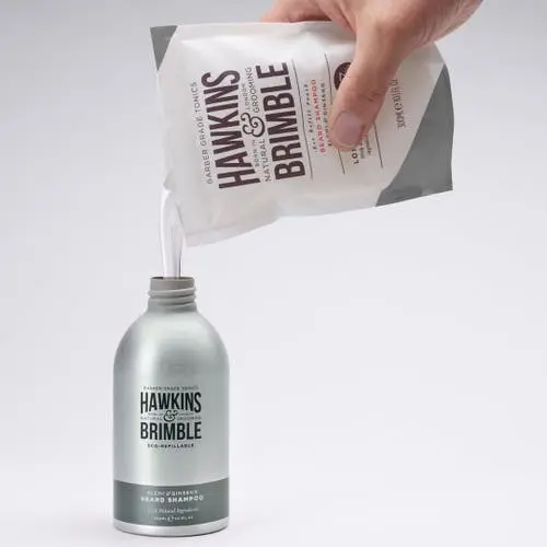 HAWKINS & BRIMBLE Eco-refillable Beard Shampoo & Balm Bundle