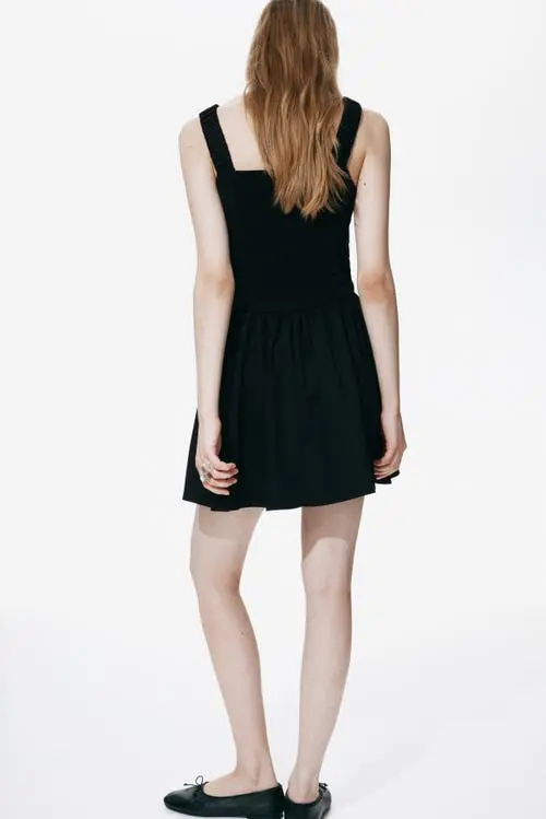 H&m Gathered Twill Dress