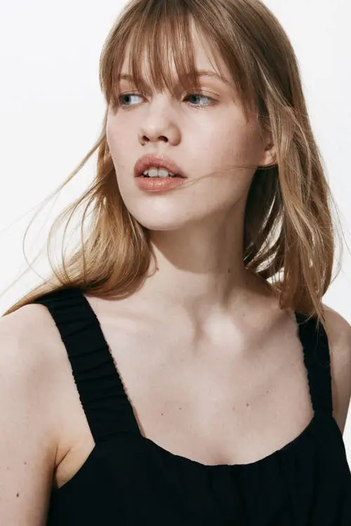 H&m Gathered Twill Dress