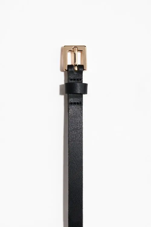 H&m Split Leather Waist Belt