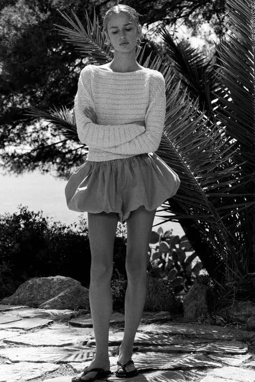 H&m Textured-knit Top
