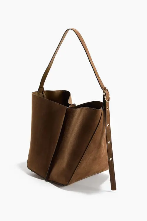 H&m Shoulder Bag With Adjustable Buckled Strap