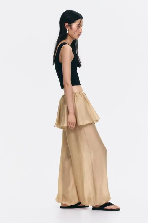 H&m Skirt-layered Balloon Trousers