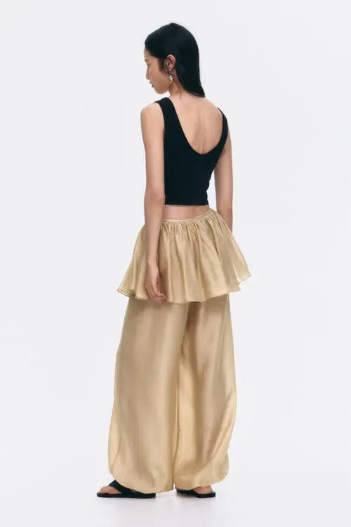 H&m Skirt-layered Balloon Trousers