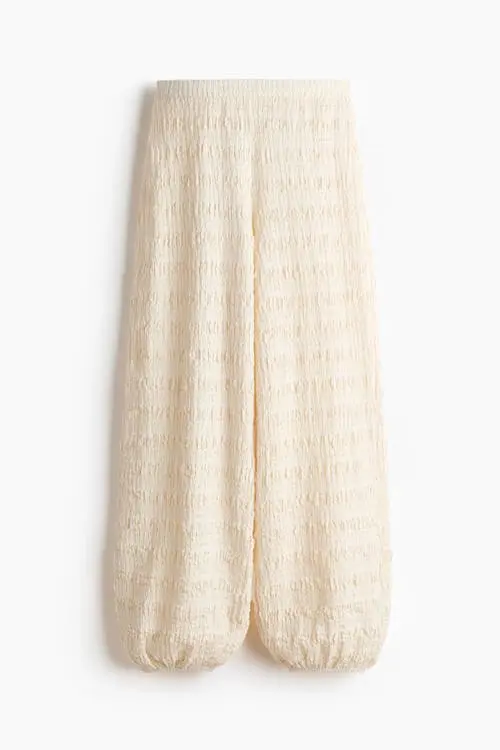 H&m Textured Jersey Balloon Trousers