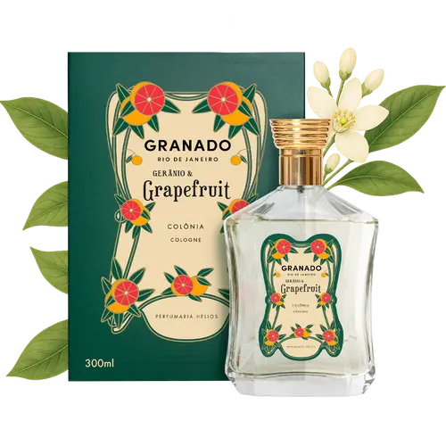GRANADO Gerânio & Grapefruit Eau De Cologne - Clear