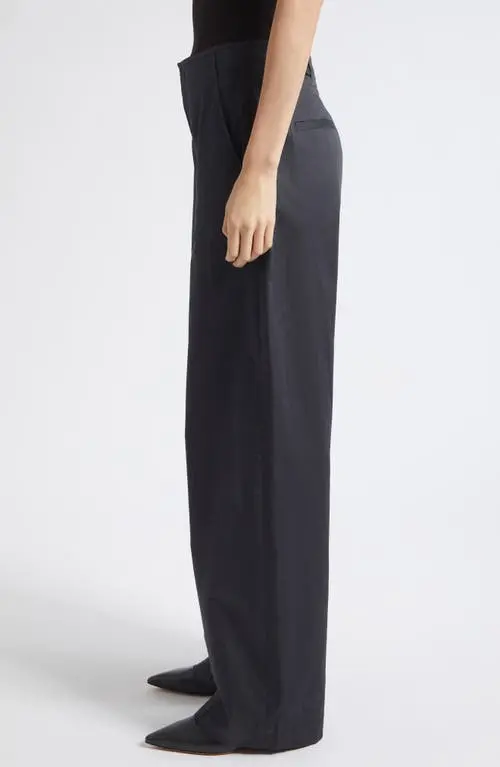 Vince Clean Waist Cotton Pants - Ink