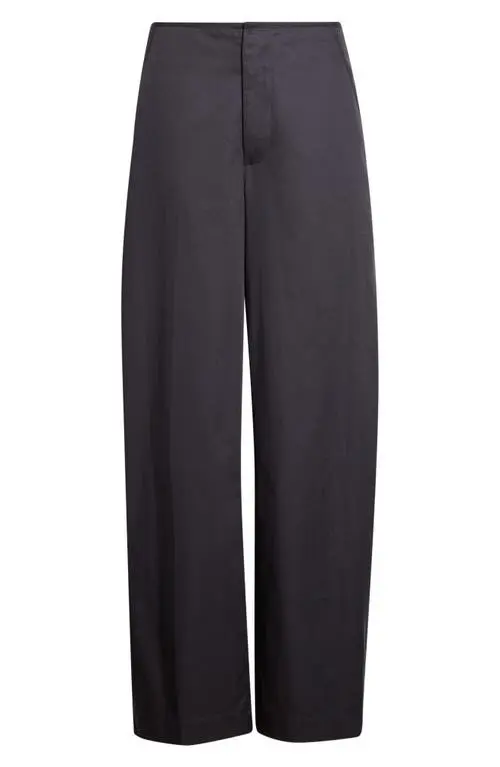 Vince Clean Waist Cotton Pants - Ink