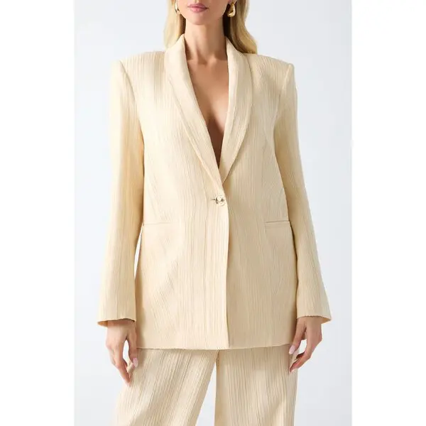 MARCIANO Neca Jacquard One-button Blazer