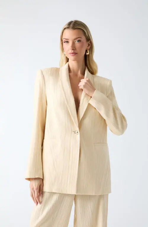 MARCIANO Neca Jacquard One-button Blazer