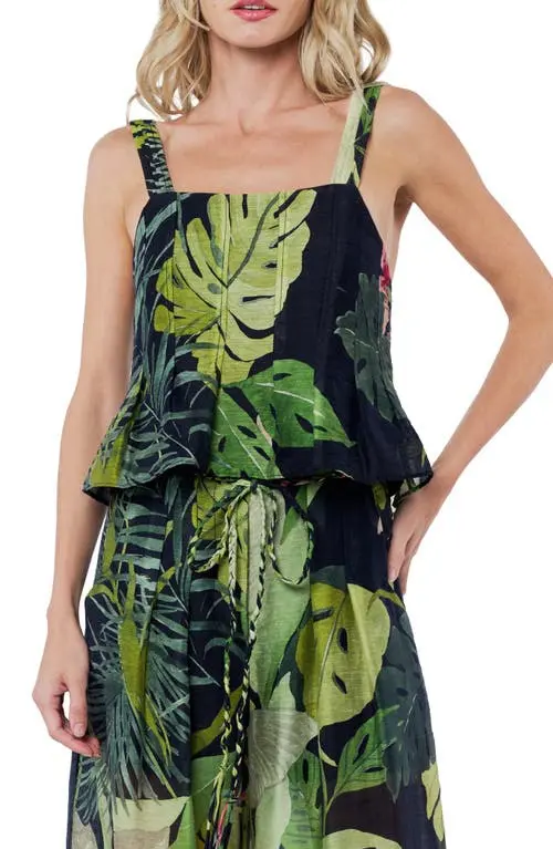 CIEBON Arushi Palm Print Top