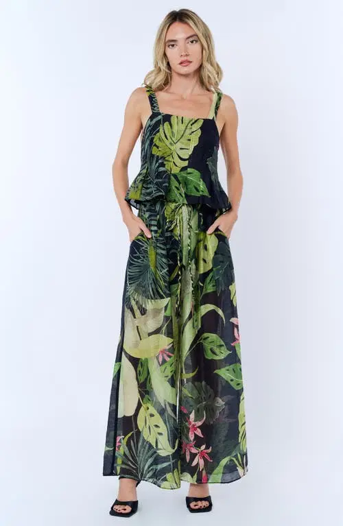 CIEBON Arushi Palm Print Top