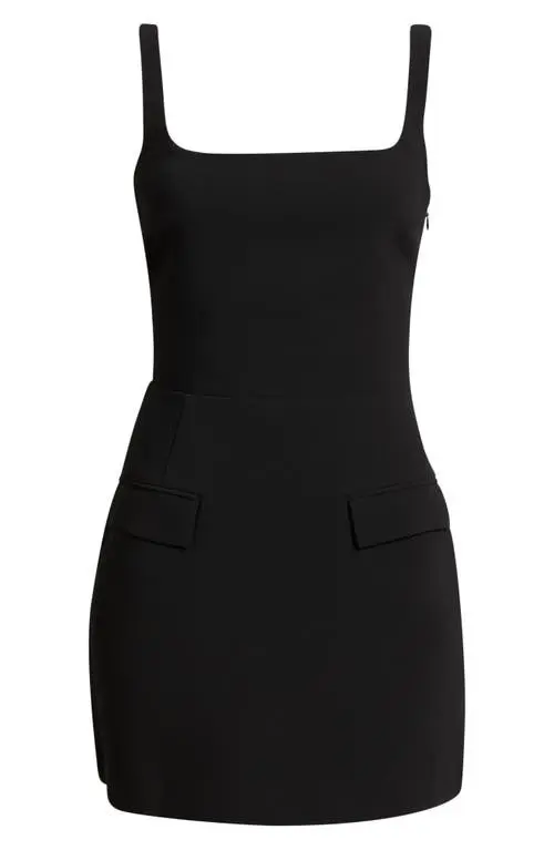 Amanda Uprichard Lily Square Neck Cocktail Mini Dress