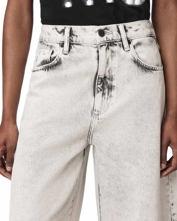 ALLSAINTS Payton High Rise Barrel Crop Jeans
