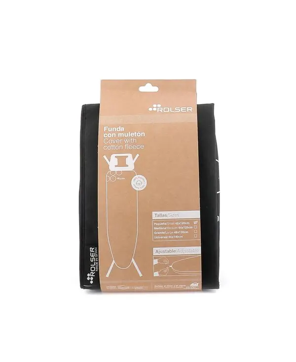 ROLSER Ironing Board Cover 47"l X 16"w - Black