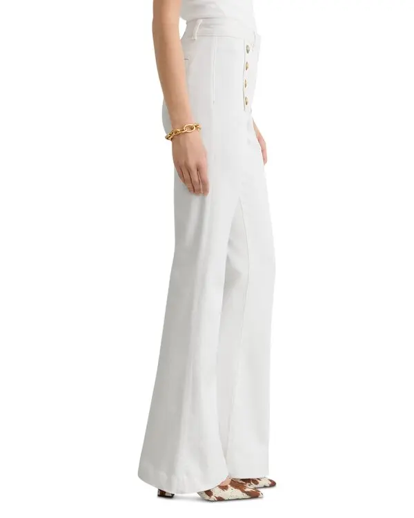 REISS Athena High Rise Flared Jeans