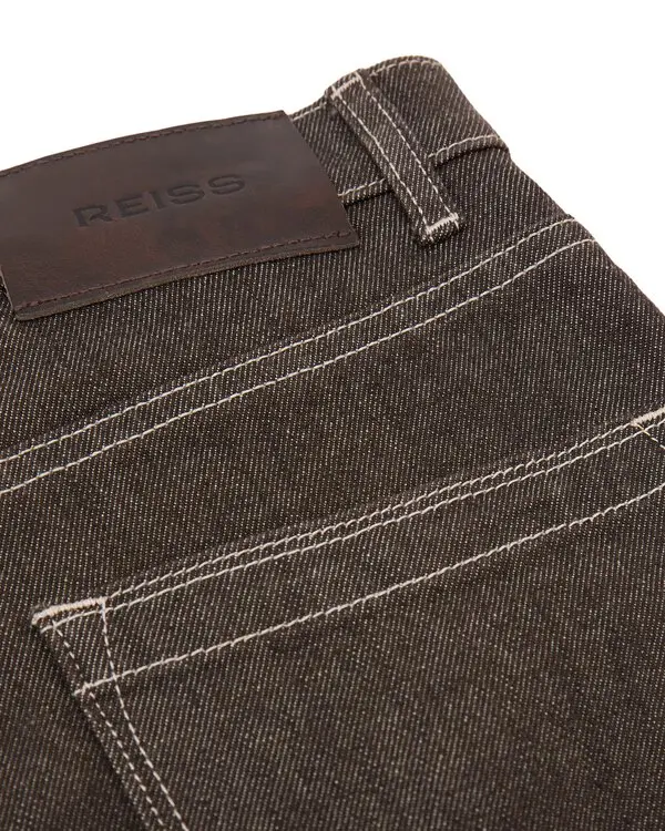 REISS Sabel High Rise Barrel Jeans
