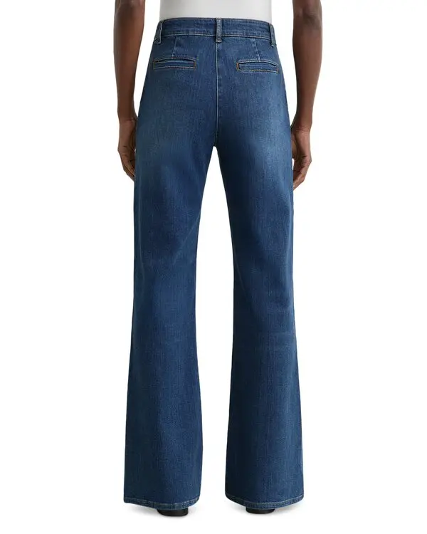 REISS Petites Claude High Rise Flared Jeans