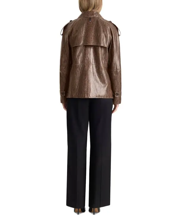 Mackage Double Breasted Leather Jacket