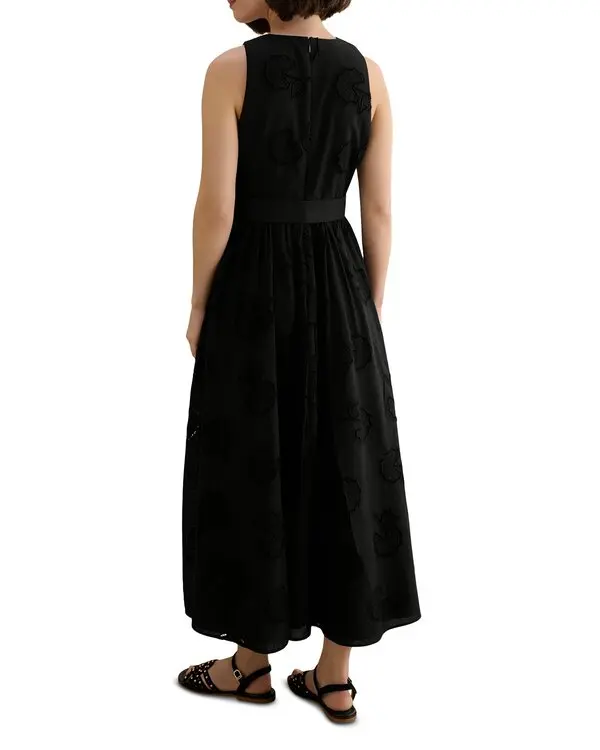HOBBS LONDON Embroidered Midi Dress