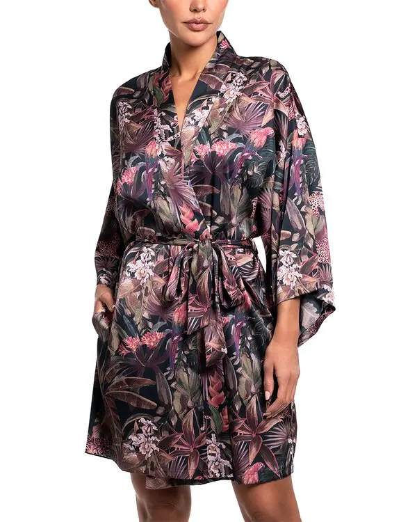 MIDNIGHT BAKERY Satin Robe