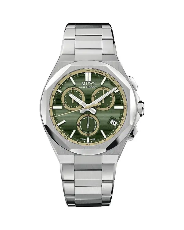 MIDO Multifort 8 One Crown Chronograph, 40mm - Black