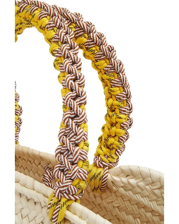 ALEMAIS Midi Macrame Basket Bag