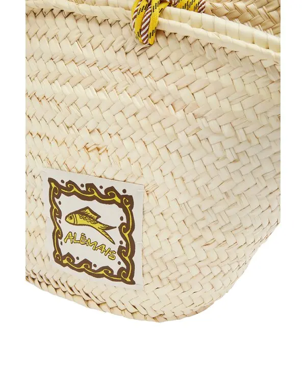 ALEMAIS Midi Macrame Basket Bag