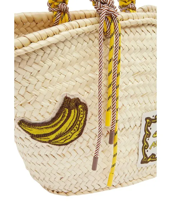 ALEMAIS Midi Macrame Basket Bag