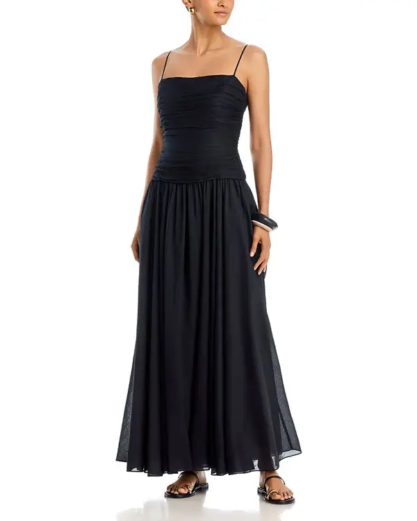 Kobi Halperin Jordyn Ruched Maxi Dress - Black
