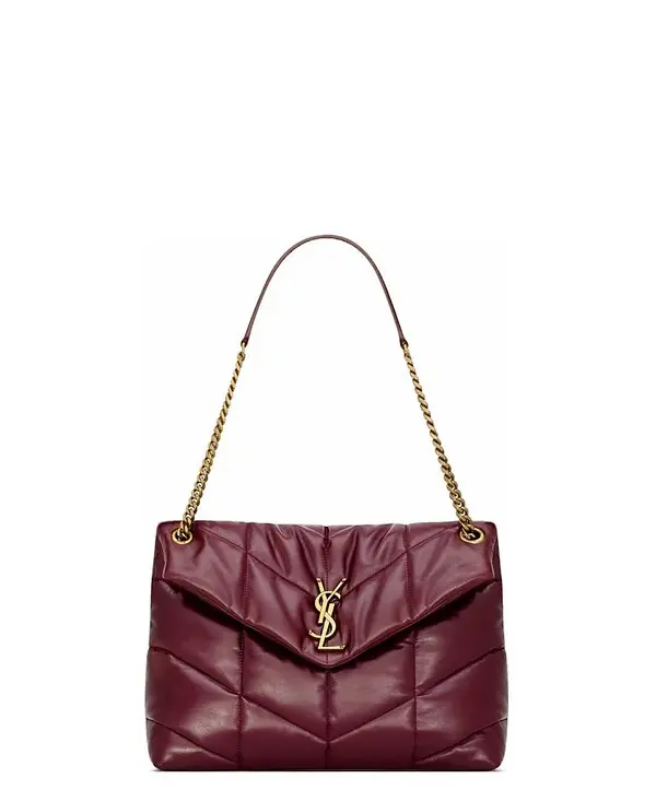 Saint Laurent Puffer Medium Bag - Dark Ruby