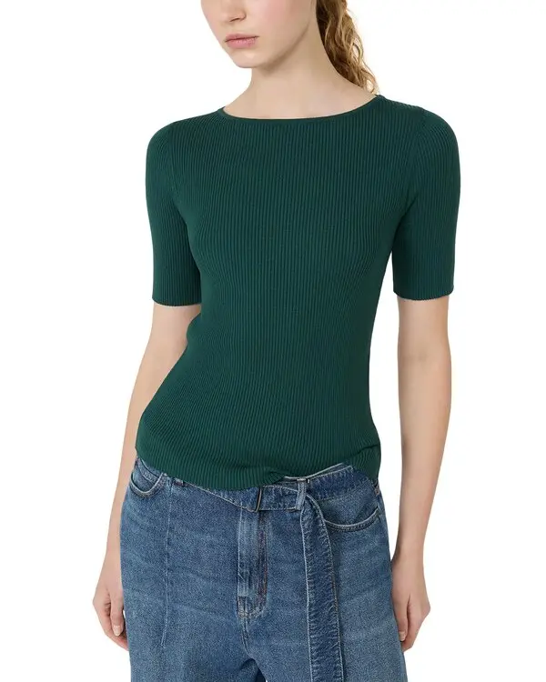 Max Mara Wkdgola Boat Neck Sweater