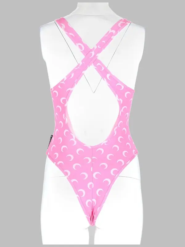 MARINE SERRE Costume Da Bagno Intero "moon