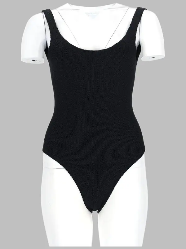 MC2 SAINT BARTH Costume Intero Crinkle "lora - Black