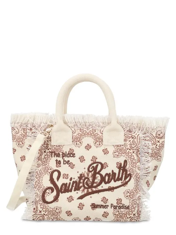 MC2 SAINT BARTH Borsa Colette In Canvas - Beige