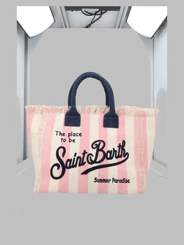 MC2 SAINT BARTH Borsa "vanity" Medium In Canvas