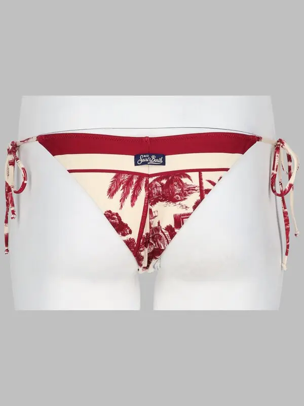 MC2 SAINT BARTH Marielle" Slip Bikini Bottom - Red